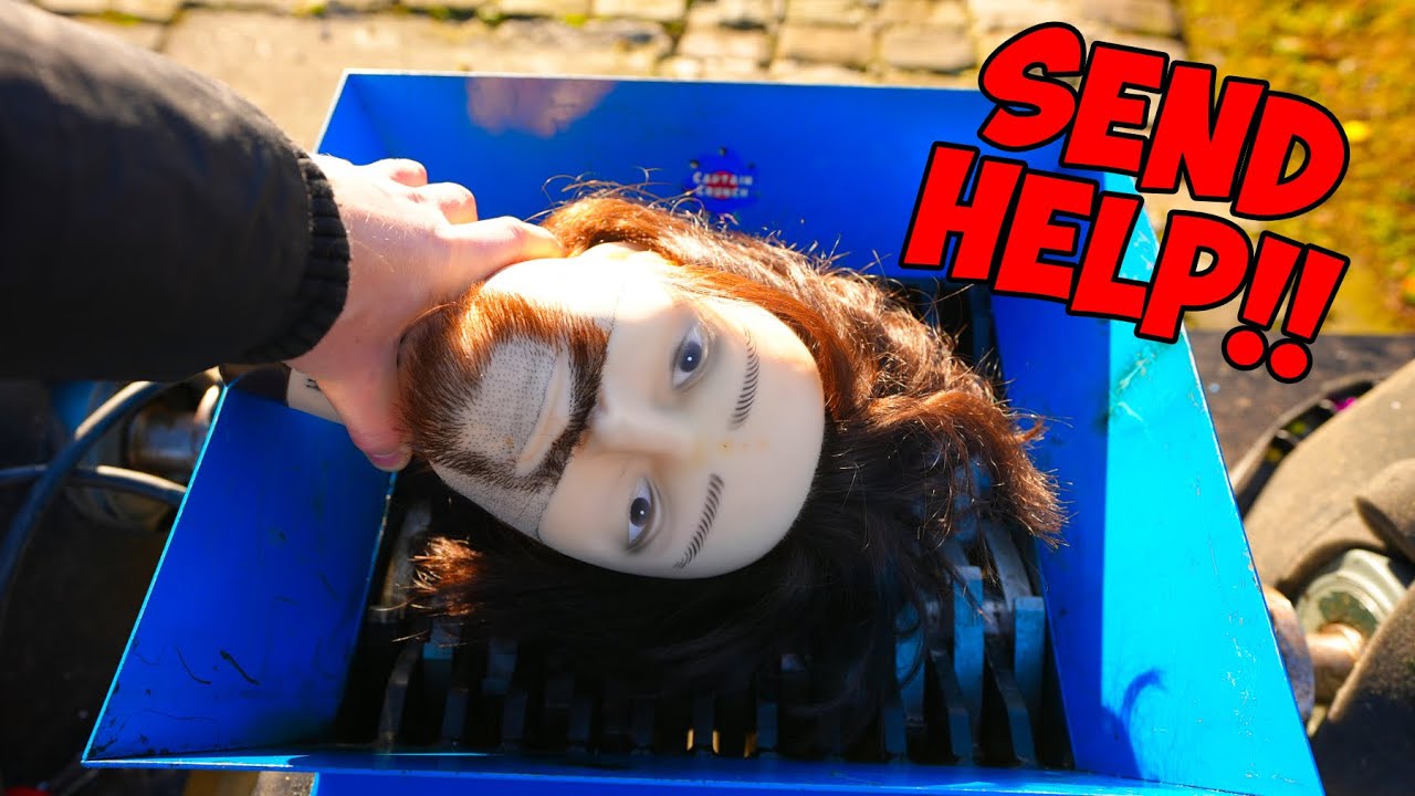 Shredder vs Foam Human Head Experiment : Crunchy & Satisfying ...