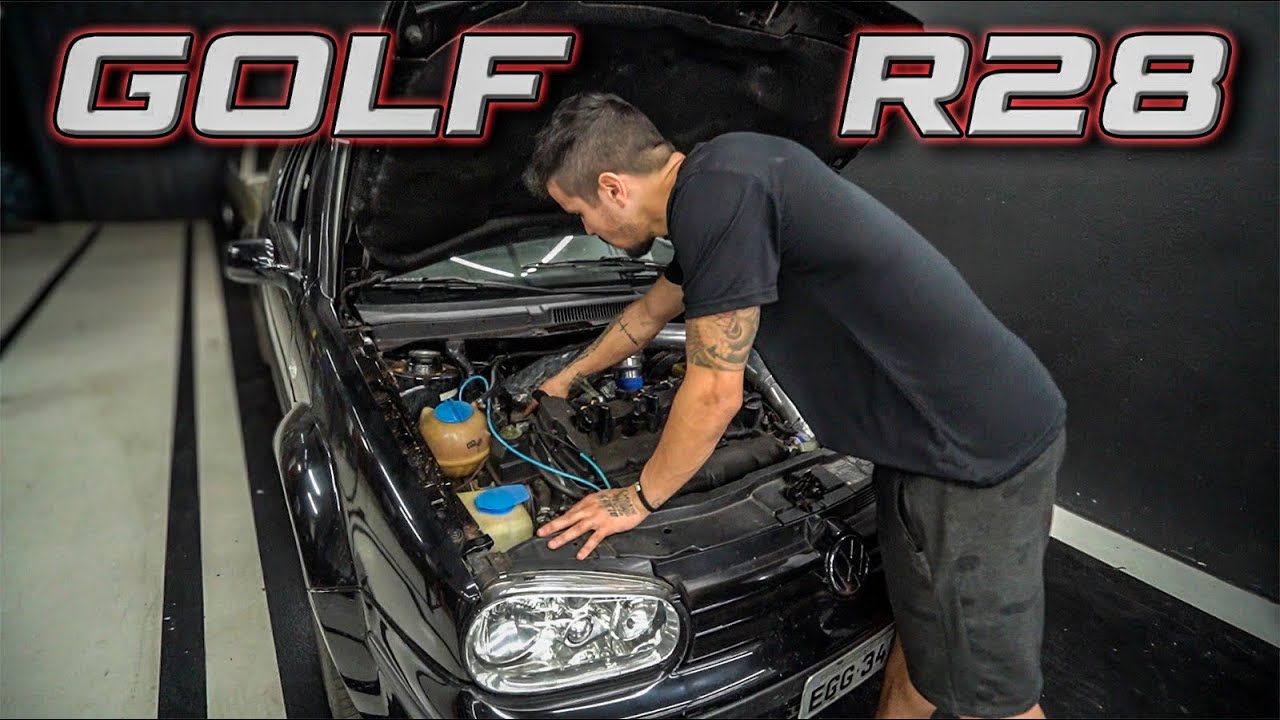 COMEÇOU PROJETO GOLF VR6 R28 VERIFICAMOS A SAÚDE DO MOTOR E… - YouTube