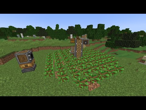 How to make a automatic tree farm MINECRAFT Create mod - YouTube