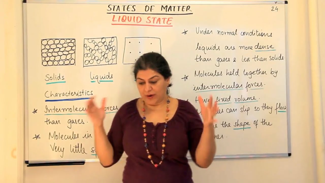 The Liquid State - Introduction - States Of Matter (Part 24) - YouTube