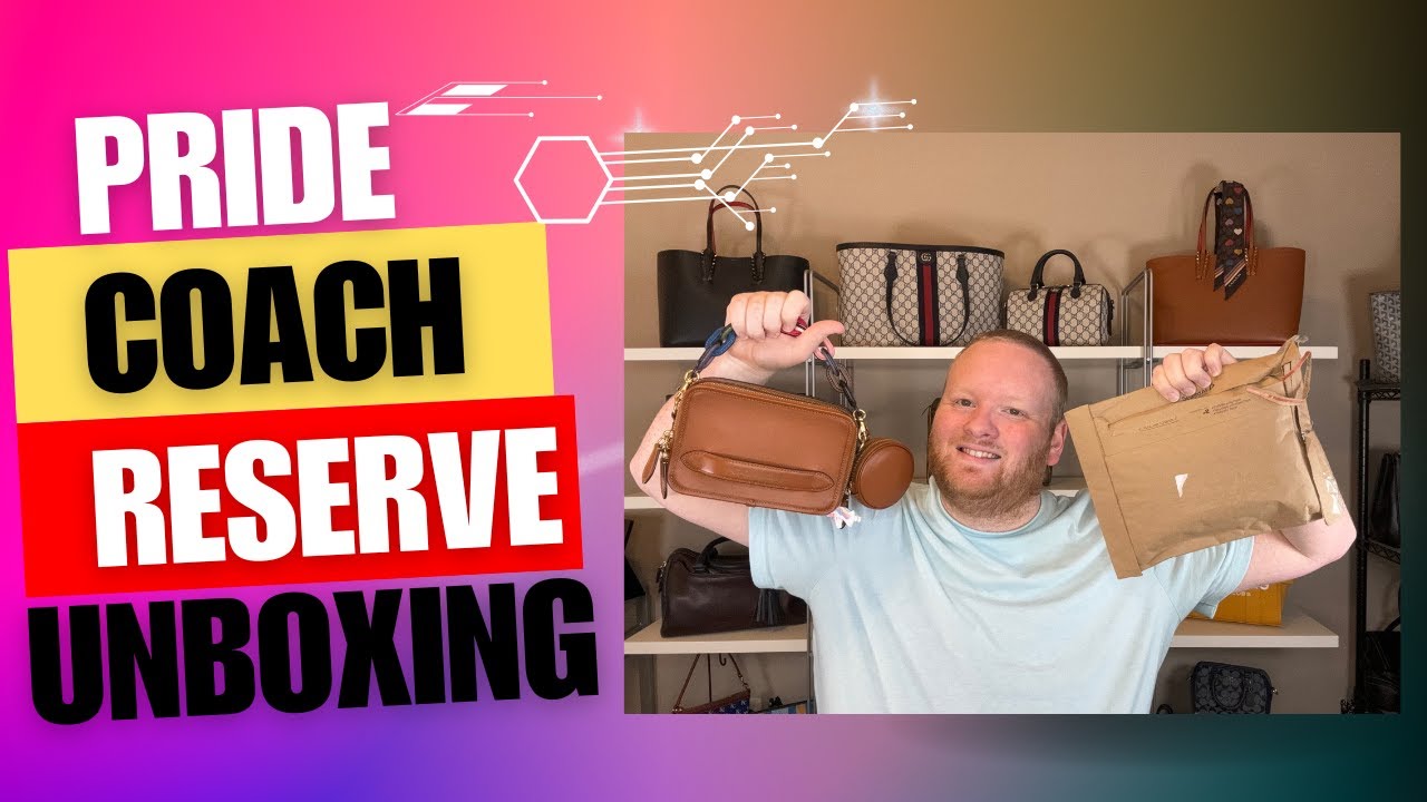 Coach Pride Leather Strap || REVEAL || Coach Reserve - YouTube