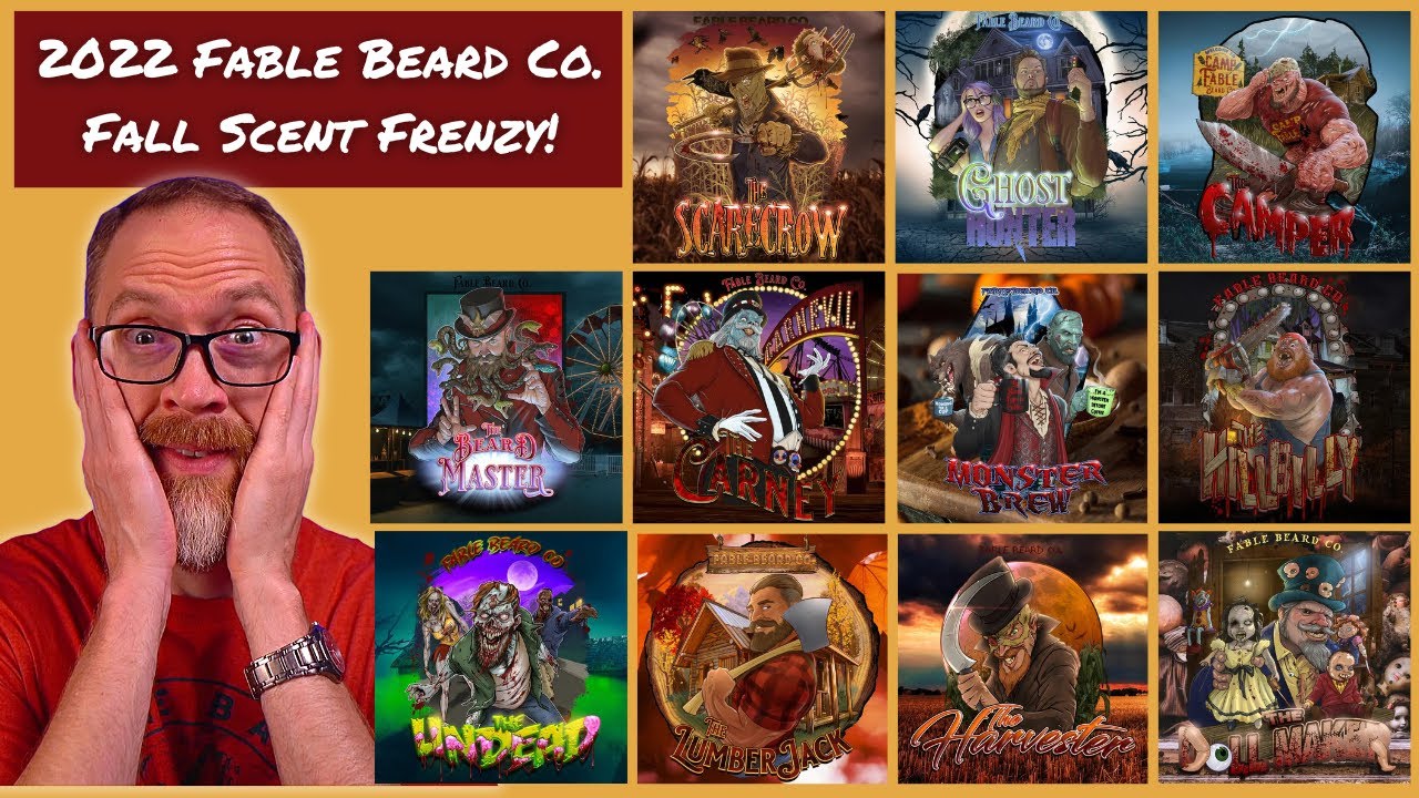 2022 Fable Beard Co. Fall Scent Frenzy! - YouTube