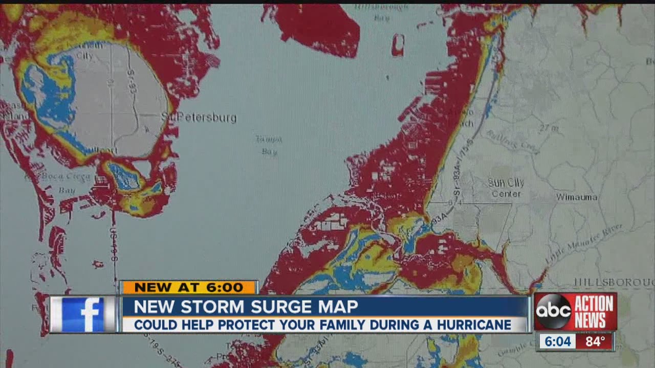 Storm surge maps - YouTube