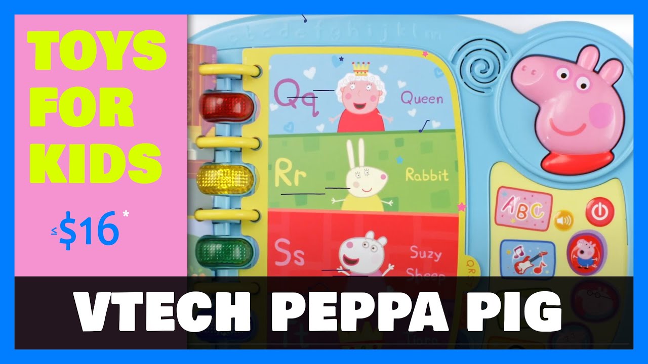 🔴 Toys and Colors 🙊🙊VTECH PEPPA PIG LEARN & DISCOVER BOOK⭐️⭐️ - YouTube