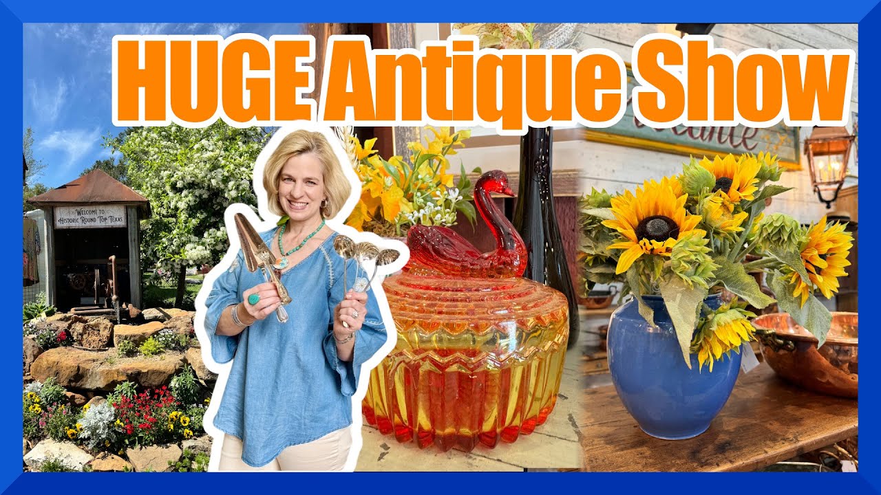 Round Top Antiques Week! Treasure hunt in fields, tents, and halls at ...