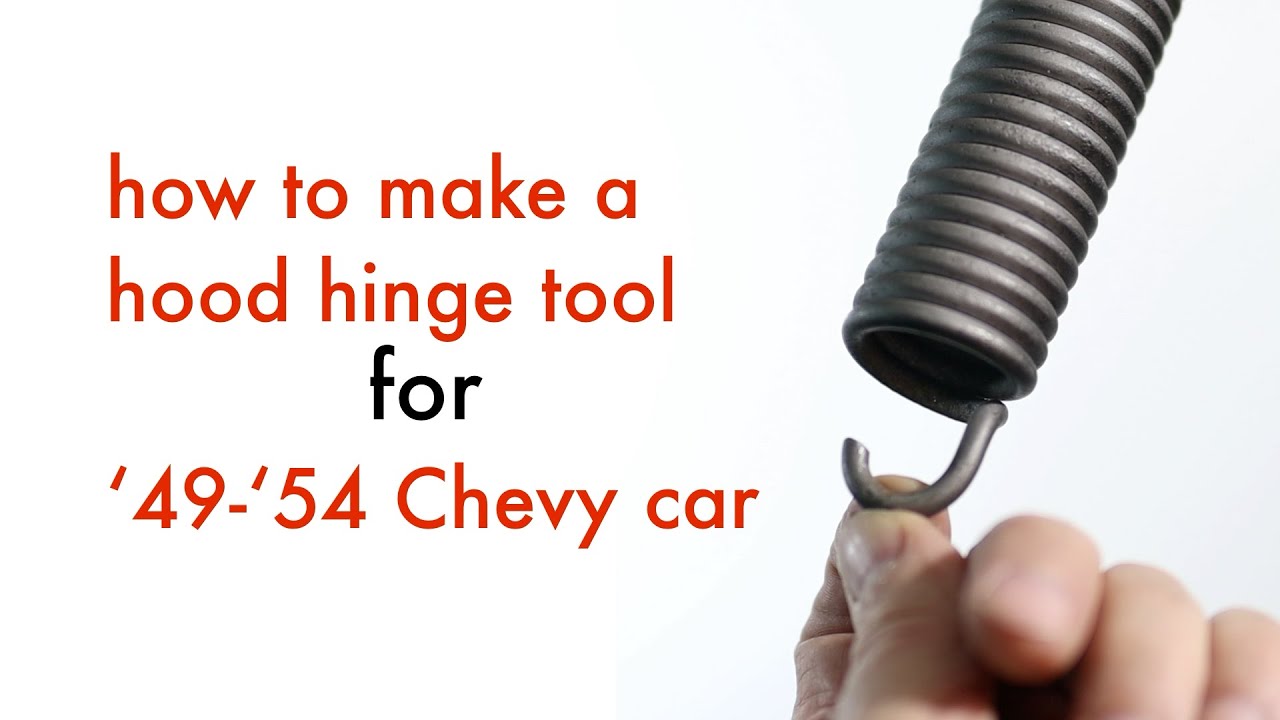 How to make a hood hinge tool - YouTube