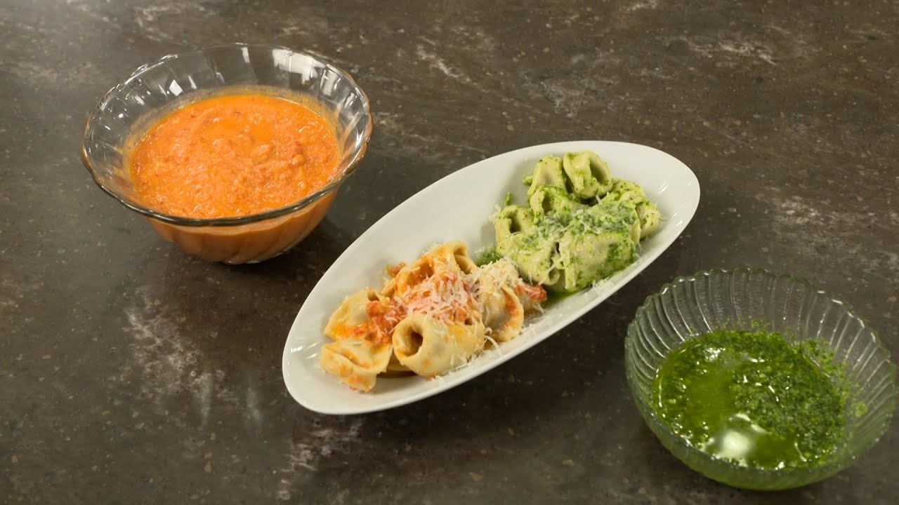 Short Rib Tortellini and Pesto | Charlotte Cooks - YouTube