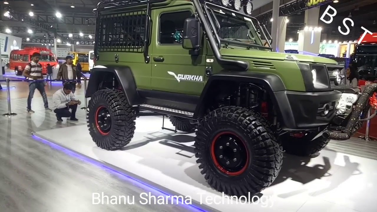 Force Gurkha टोटल full off Roder Gadi | Aoto Expo 2020 | Hindi | Bhanu ...
