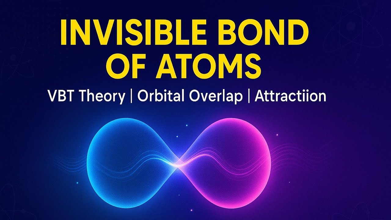 Invisible Bond of Atoms | VBT Theory, Orbital Overlap & Attraction ...