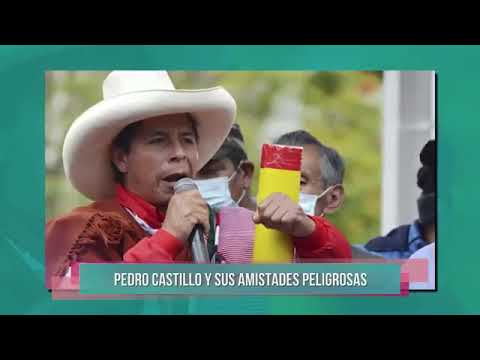 pedro castillo cantando lemas de sendero en Conare Sutep