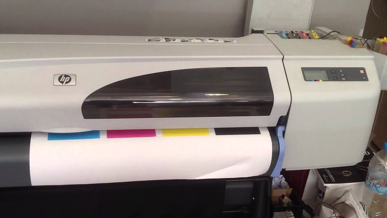 Hp Desingjet 510ps - YouTube