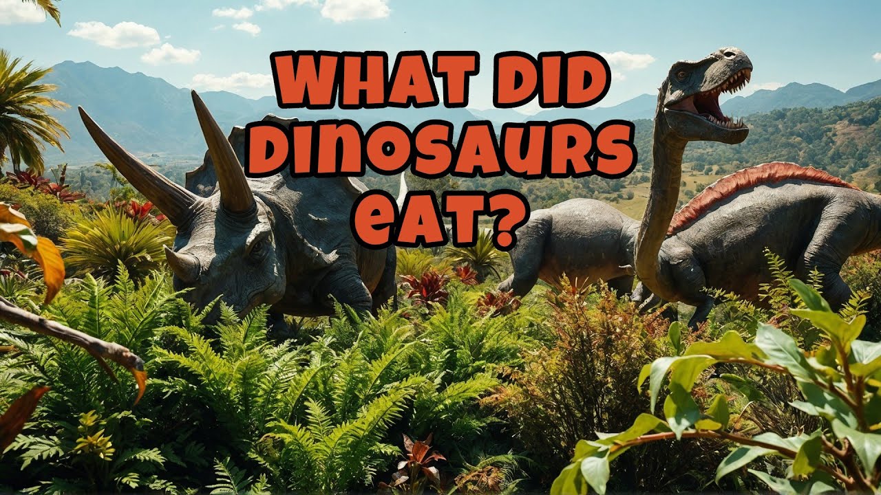 What did dinosaurs eat? | Science for Kids - YouTube