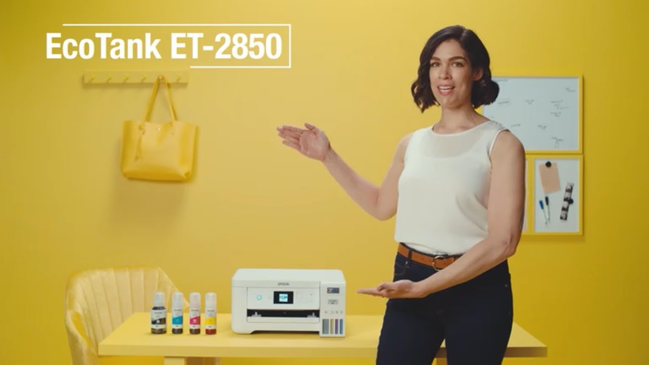 Meet the Epson EcoTank ET-2850 - YouTube