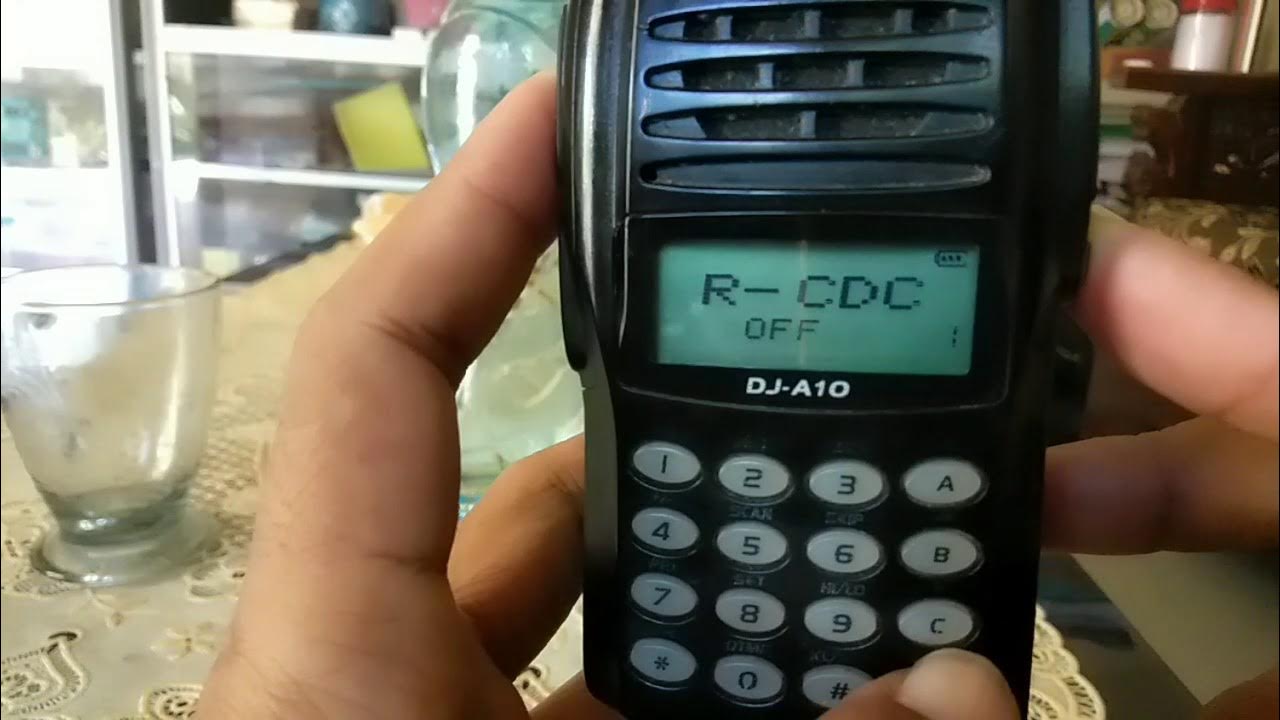 Cara setting RPU pada HT ALINCO DJ-A10 - YouTube