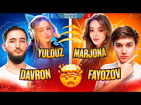 DAVRON & YULDUZ vs TIZZABEK & MARJONA. YUTGANGA 10.000.000 SO'M