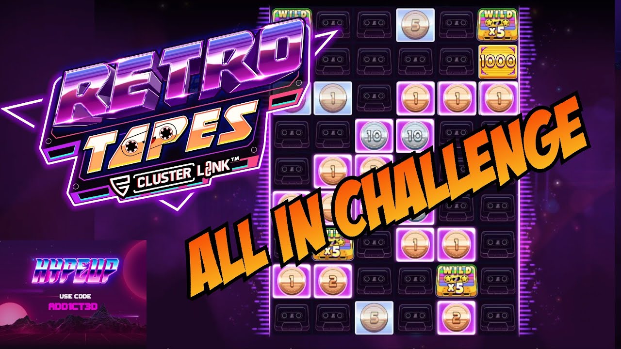 HUGE ALL IN CHALLENGE ON RETRO TAPES (WIN!?) - YouTube