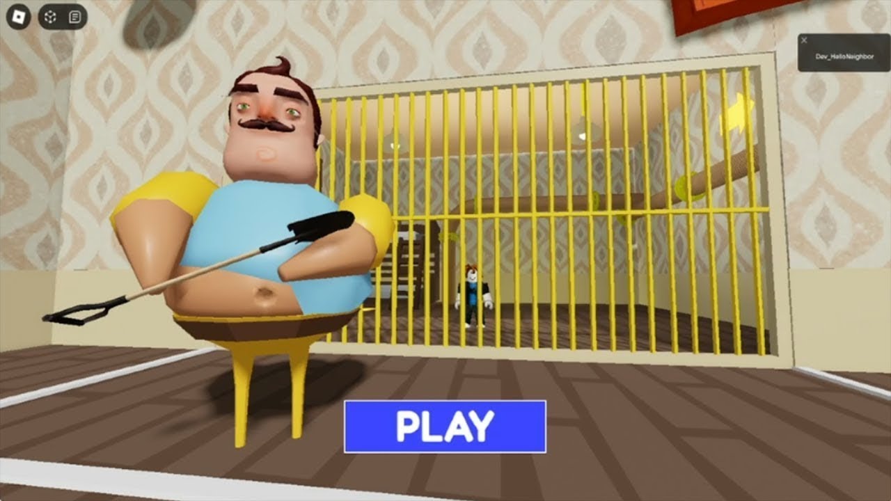 HELLO NEIGHBOR BARRY'S PRISON RUN Obby New Update Roblox All Bosses ...