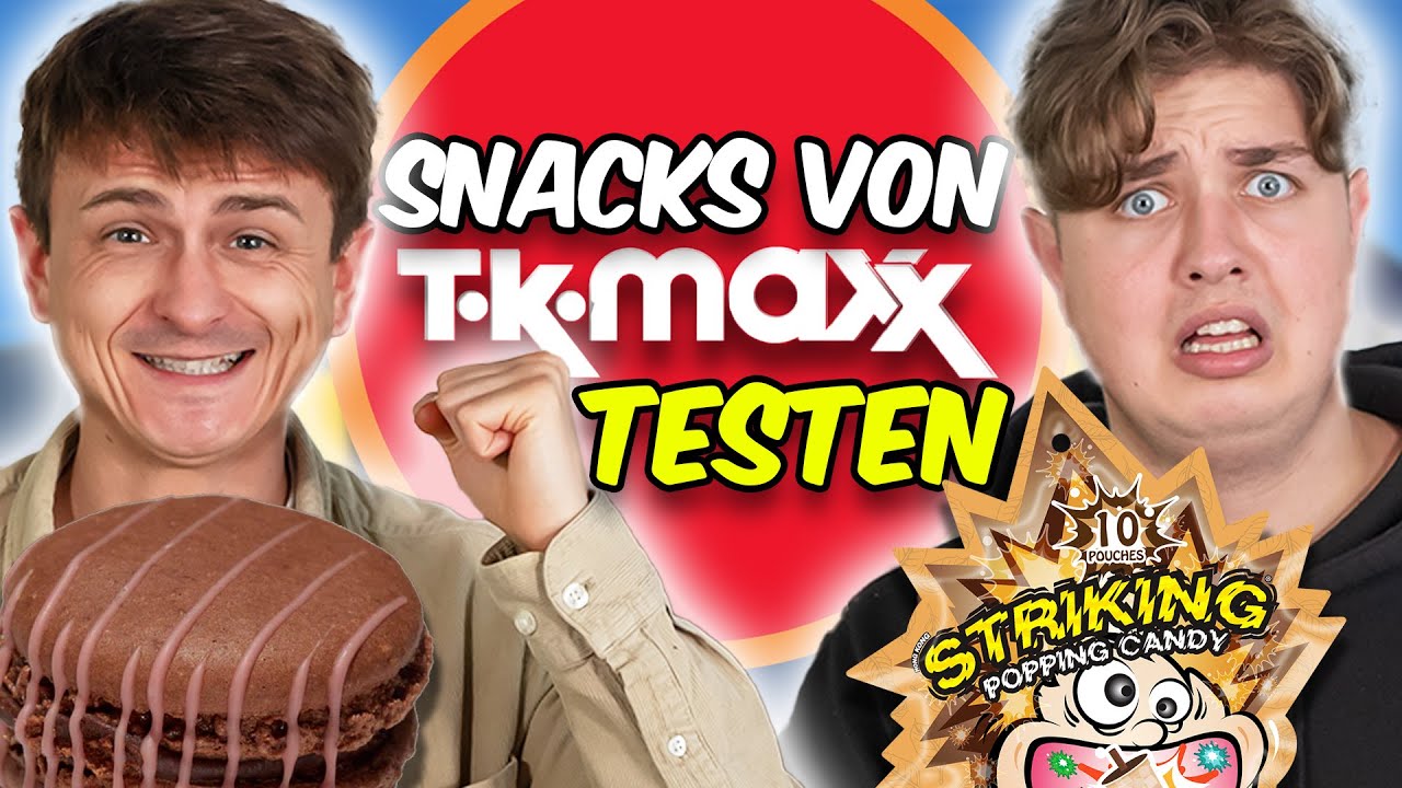 Snacks von TK᛫MAXX testen🍬😍| mit Dima - YouTube