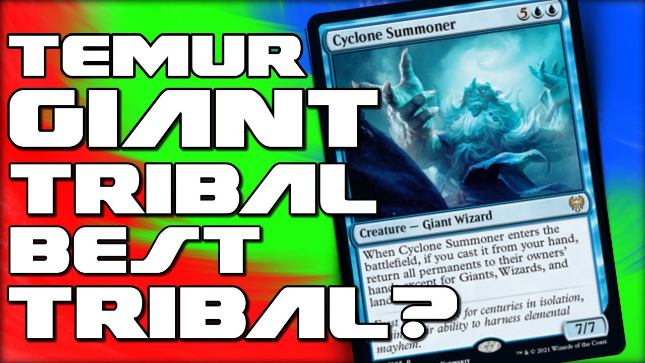2022 Temur Giant Tribal | Gameplay and Deck Tech | Mtg STANDARD Magic ...