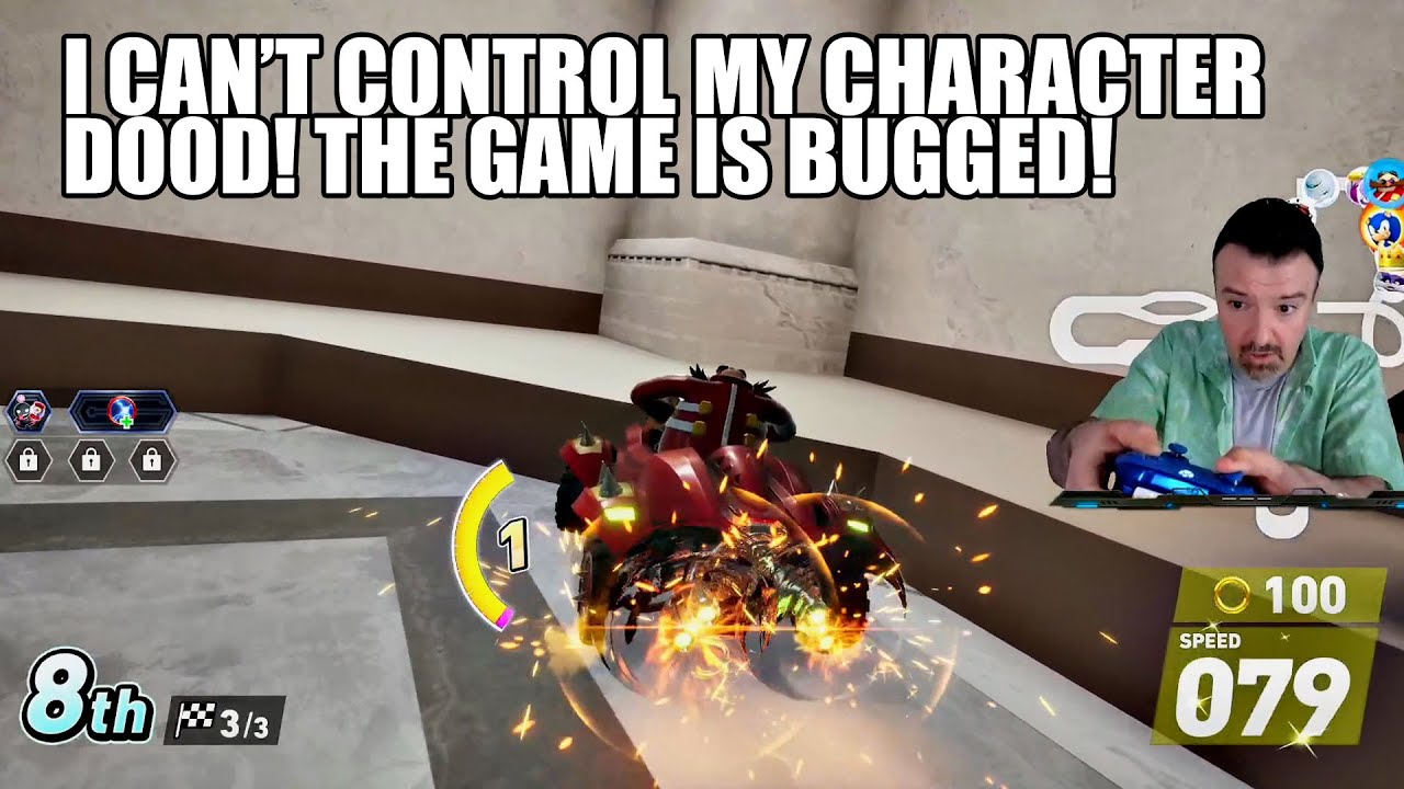 DSP Clown Premiere of Sonic Racing CrossWorlds! "Game Journalist" Level ...