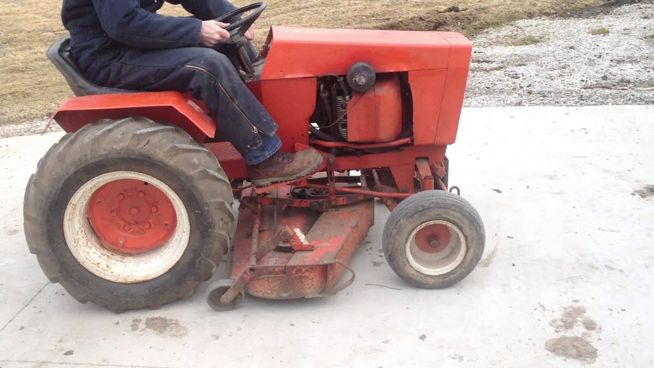 CASE 446 Tractor Lawn Mower - YouTube