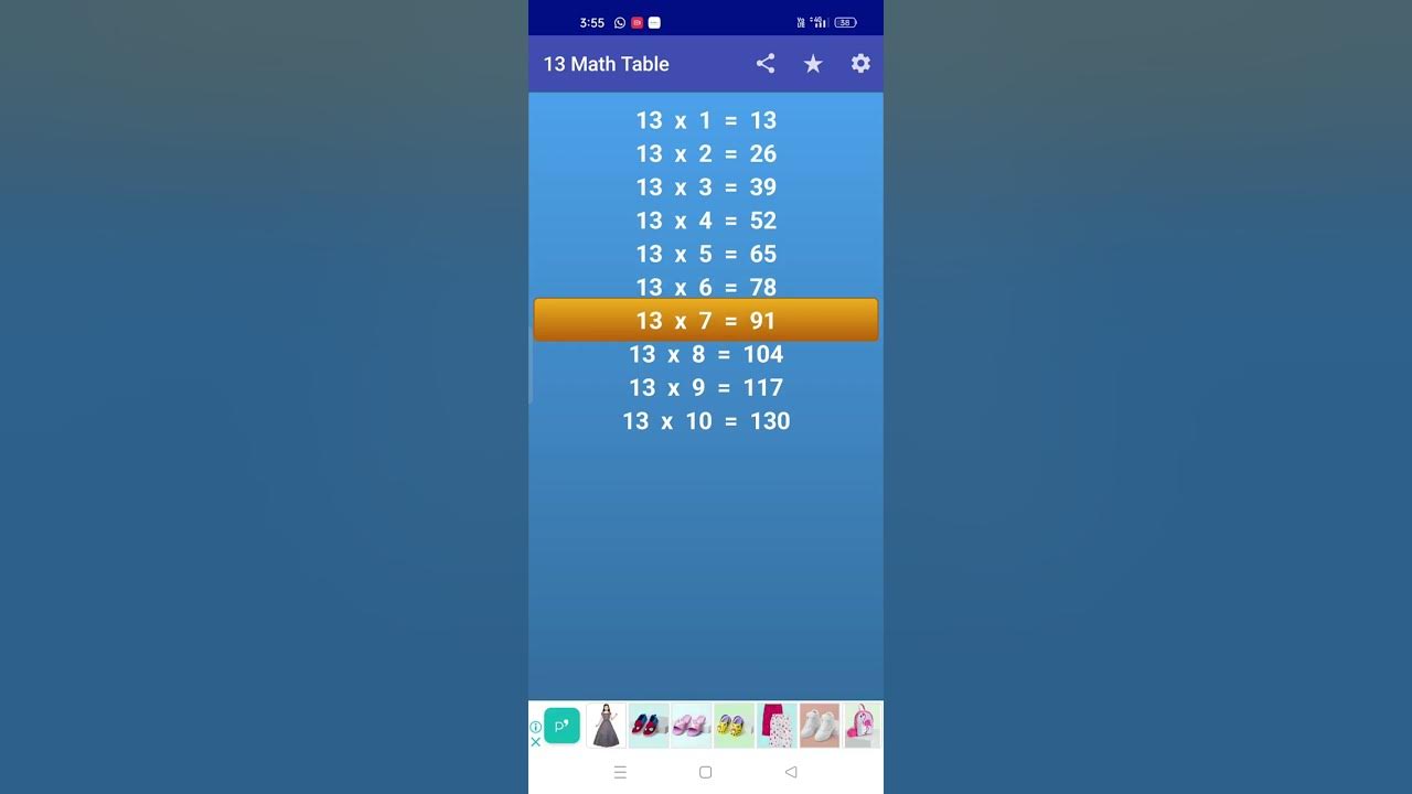 Table Of 13 tableof13 YouTube table-of-13-tableof13-youtube