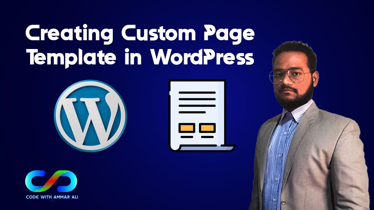 Custom Page Template In WordPress Part 1 Tips N Tricks Code With Ammar Ali Urdu Hindi Custom Page Template In WordPress Part 1 Tips N Tricks Code With Ammar Ali Urdu Hindi