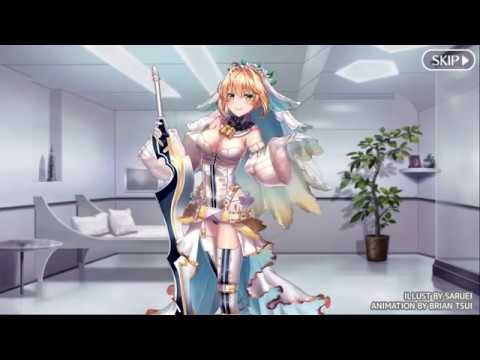 【FGO】Nero Bride 【Live2D】- Collaboration with Saruei - YouTube