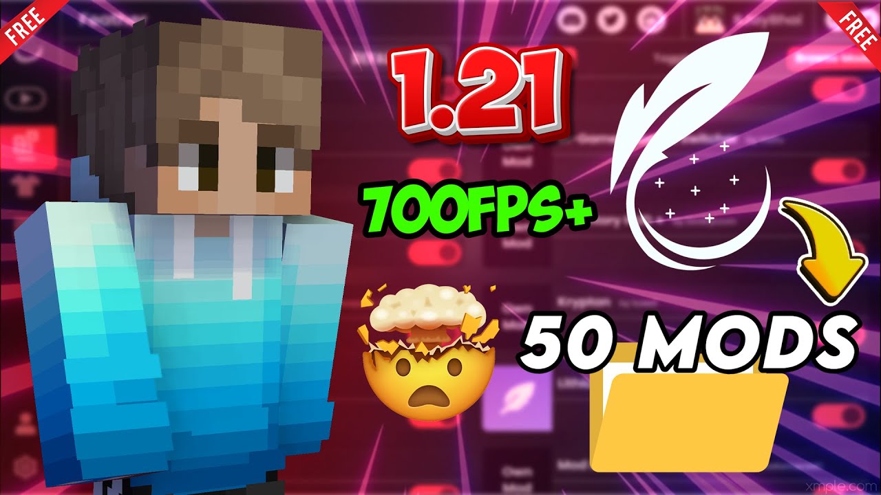 Best Mods For Feather Client and 1.21 Update 🔥 in Hindi | (Fps Boost ...