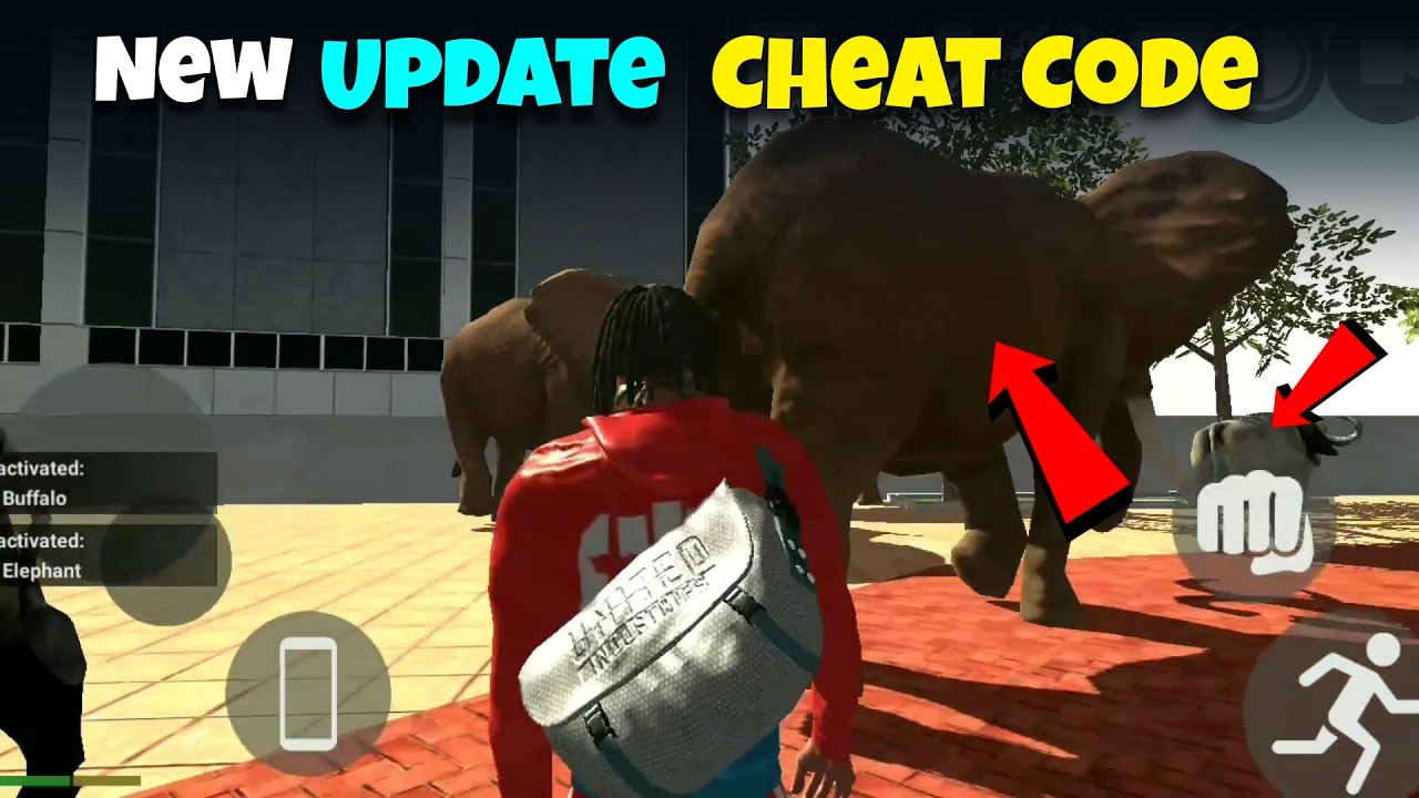 Elephants And Cow New UPDATE Cheat Code #viral #trending #indianbikedriving3d - YouTube