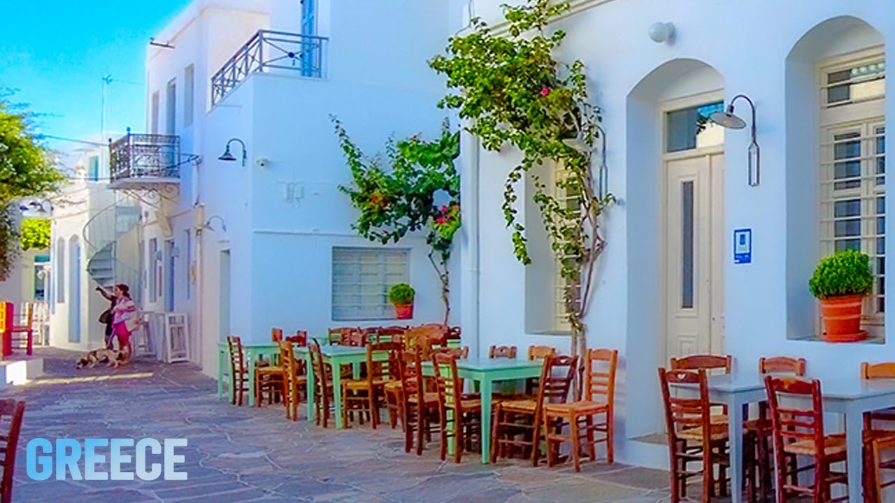 Apollonia Village 🇬🇷 Walking Tour: The Charming Capital of Sifnos 4K ...