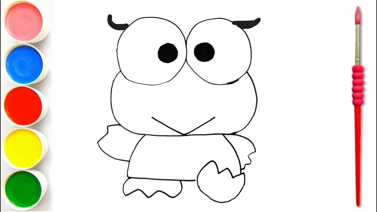 How to draw a Little Frog Step by Step | Easy drawings - YouTube