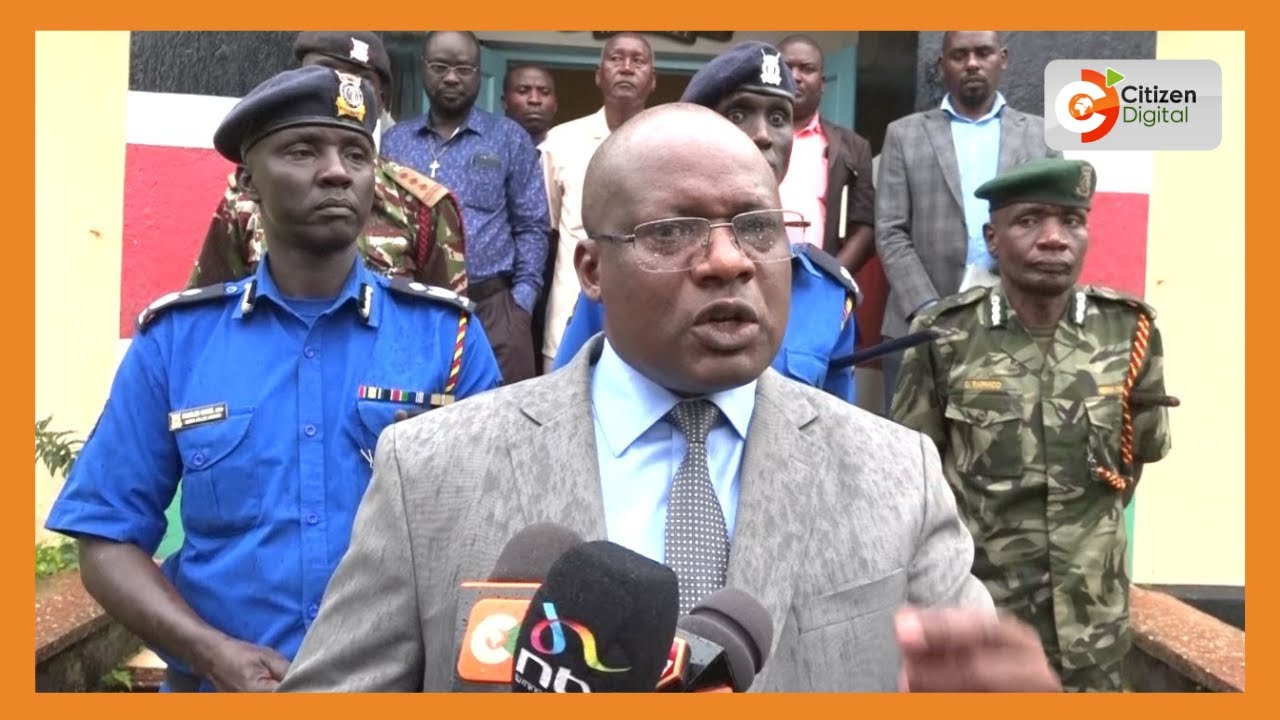 Kisii County Commissioner Tom Anjere vows to take action on goons that ...