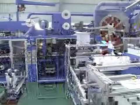 high speed adult diaper machine