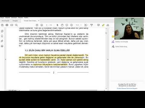 1. HAFTA Dilin Tanımı ve Özellikleri