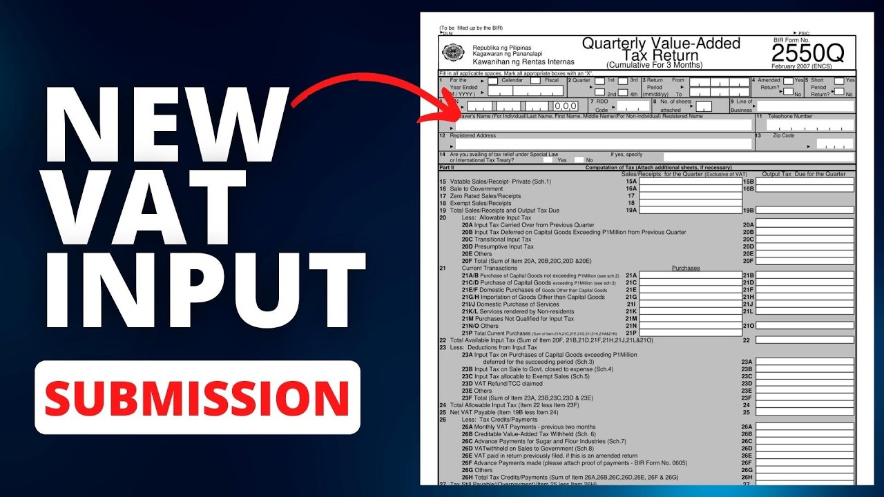 New BIR VAT Input Tax on Capital Goods 😲 - YouTube