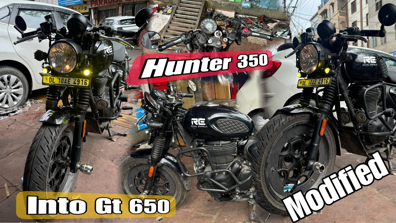 hunter 350 modified | hunter 350 modified into Gt 650 | Hunter new ...