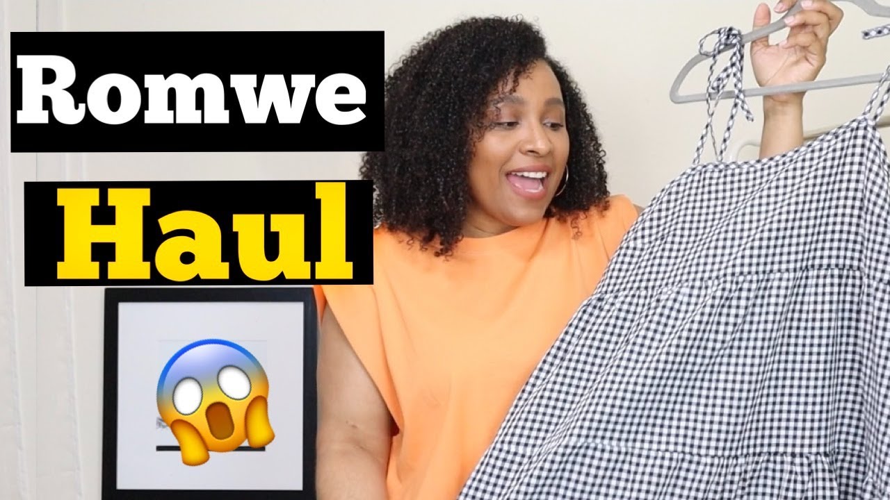 SUMMER TRY ON HAUL | ROMWE HAUL - YouTube