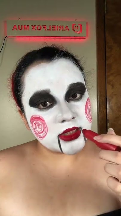 Jigsaw Halloween Makeup Tutorial - YouTube