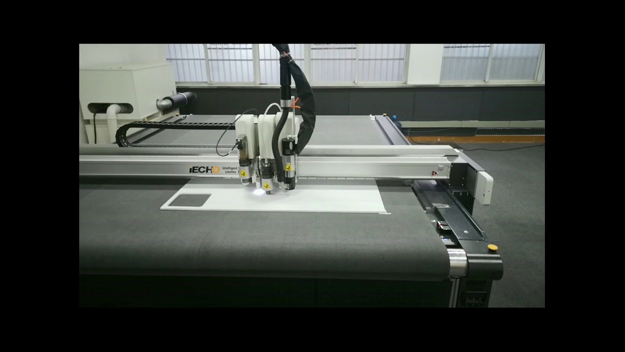 Product: Acoustic panel cutting machine/IECHO TK3S machine - YouTube