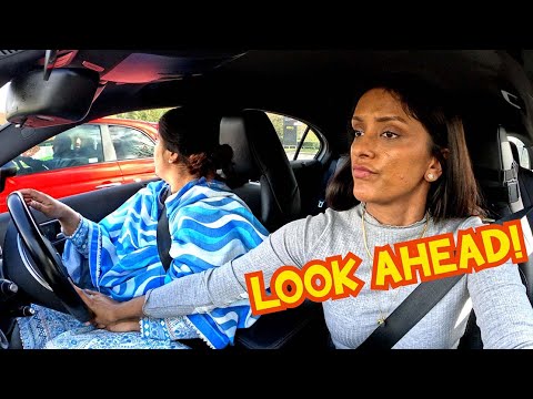 1st Driving Lesson after her driving test | I HAD to take control - YouTube