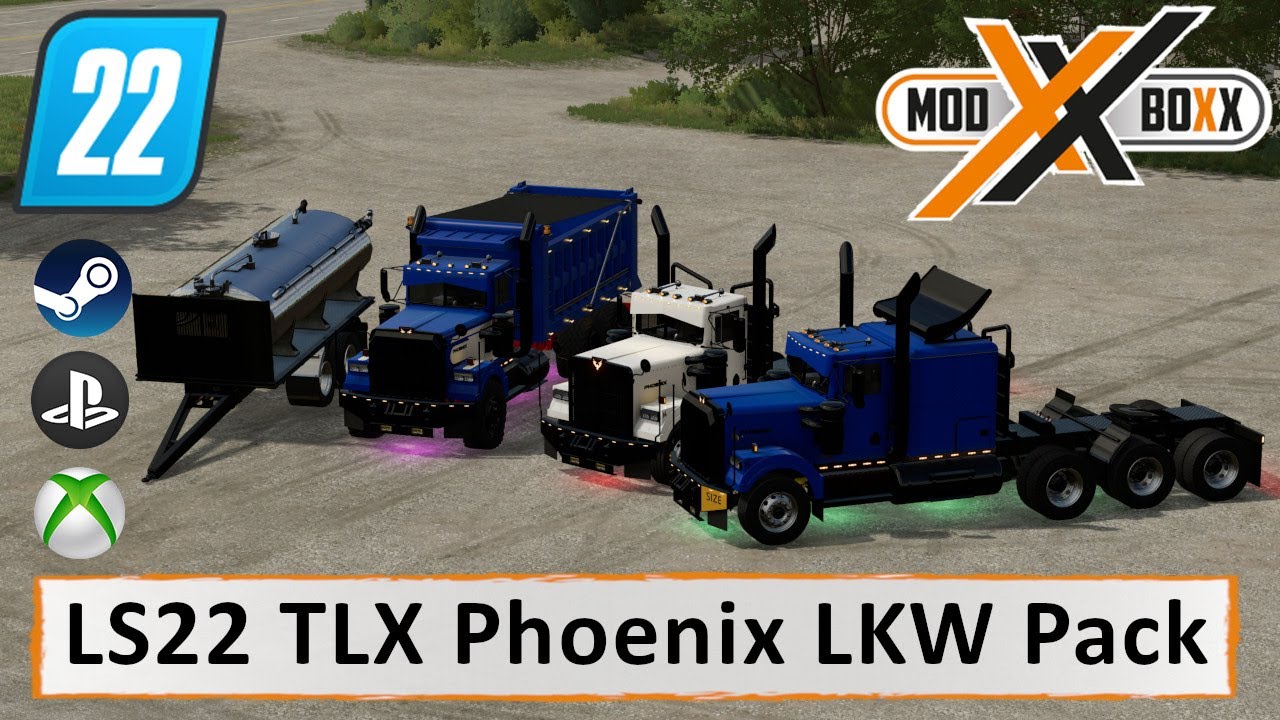 LS22 Mods | |TLX Phoenix Series LKW Pack| Landwirtschafts Simulator 22 ...
