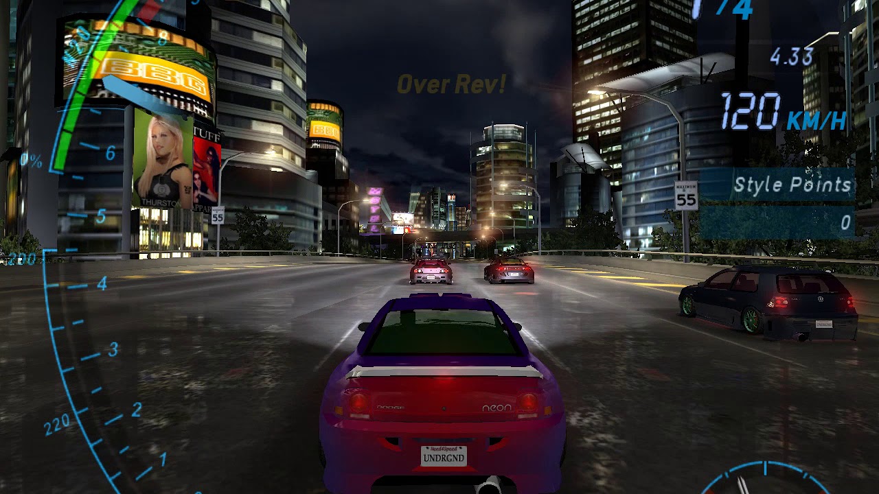 Need For Speed : Underground - Dodge Neon Drag Race - YouTube