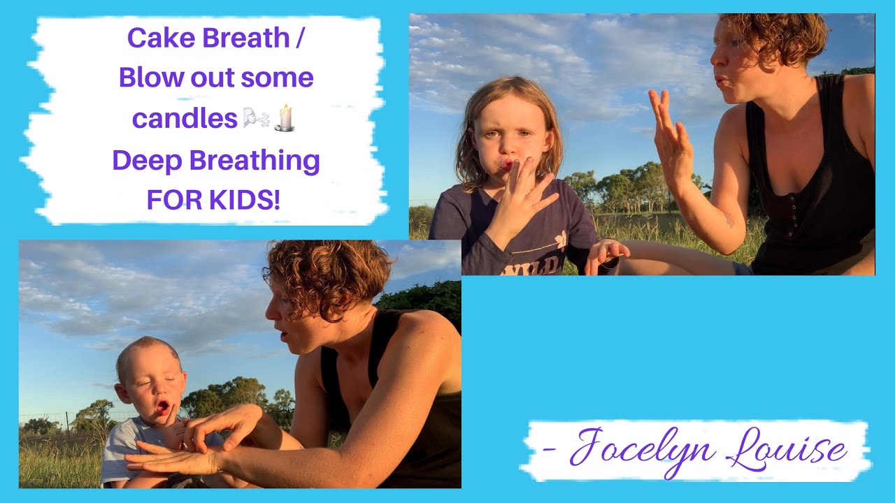 Cake Breath/ Blow Out Some Candles - Deep Breathing FOR KIDS! - Breathe ...