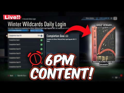FIFA 23 LIVE 6PM CONTENT! LIVE DAILY LOGIN GUARANTEED WINTER WILDCARD ...