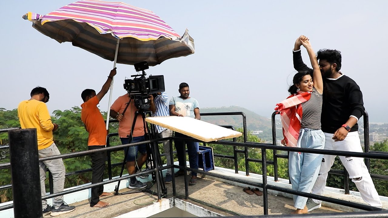 Telugu movie Song Shooting At Vizag 2025 | Movie Song Making | Song ...