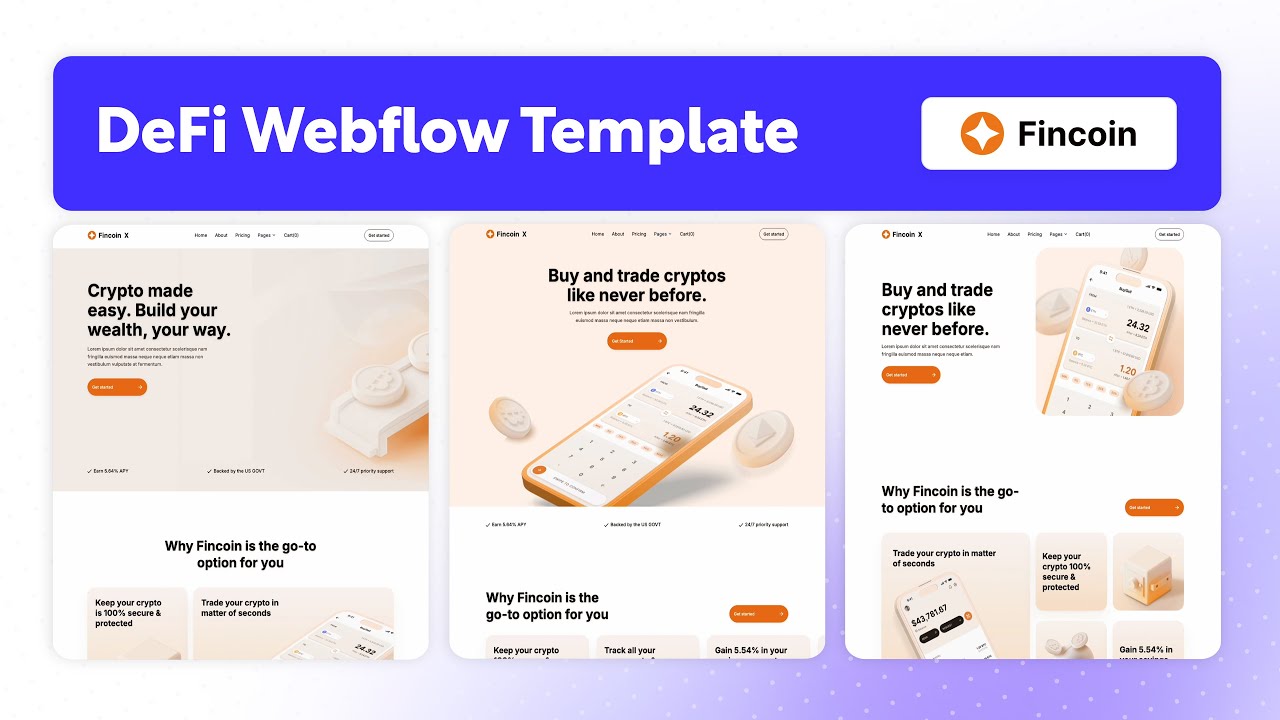 DeFi Website Template | Fincoin - BRIX Templates - YouTube