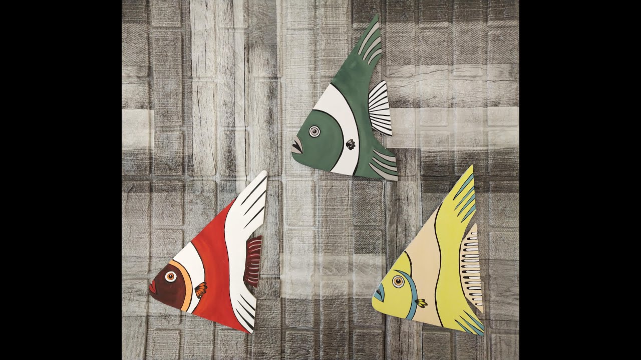 DIY:FoamFish Wall Decor | Garden Decor | Home Aquarium Decor | Easy to ...