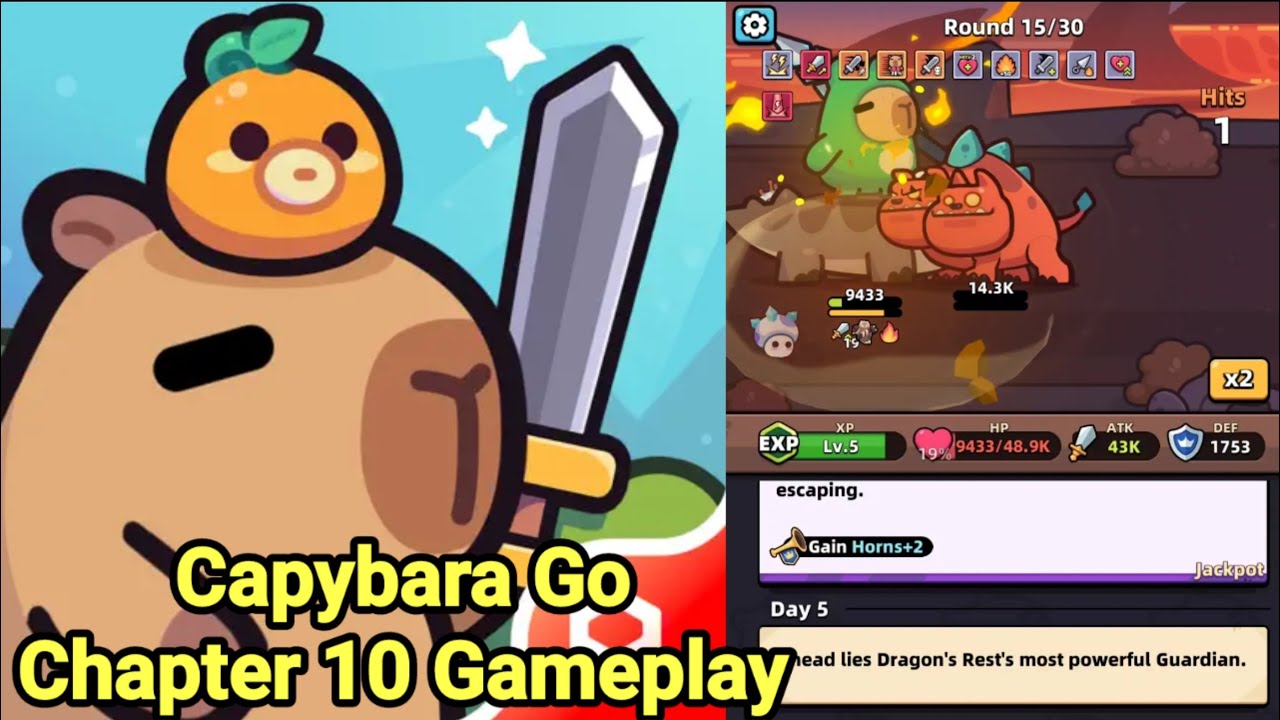 Capybara Go Chapter 10 Gameplay - YouTube