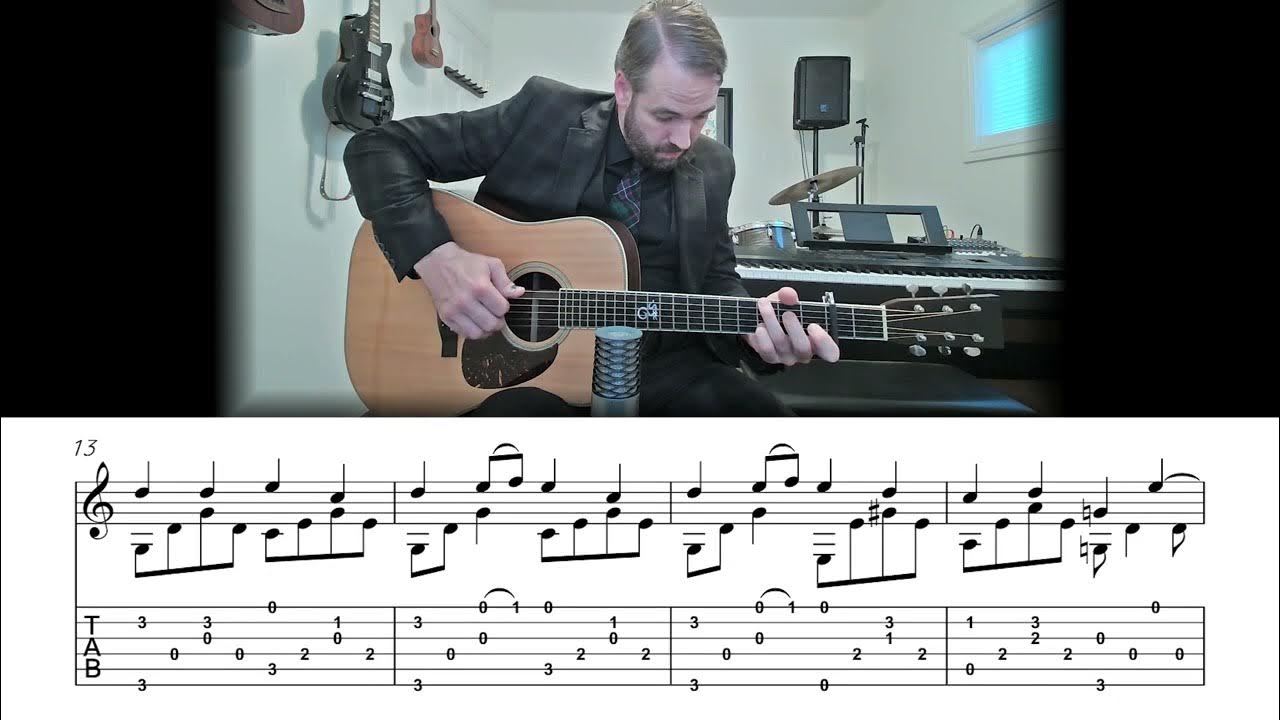 Ode To Joy Fingerstyle Guitar Lesson Sheet Music Tab Youtube